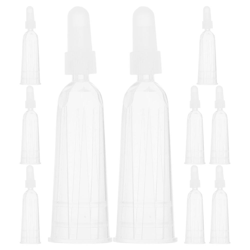 Hemoton 10pcs Ampule Bottle Hand Protection Dropper Cap Plastic Curved ...