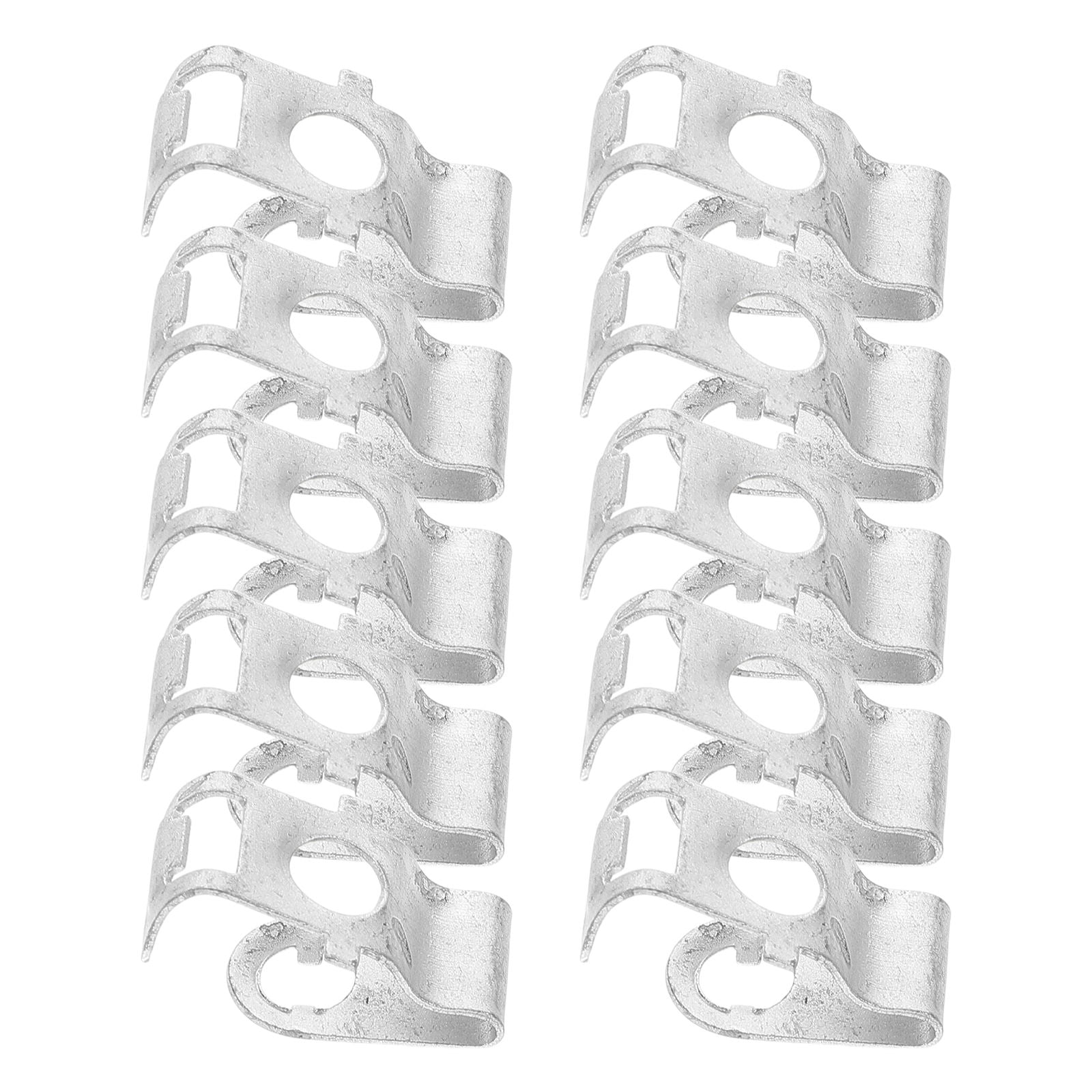 Hemoton 10pcs Car Expansion Screw License Plate Retainer Nut Metal ...