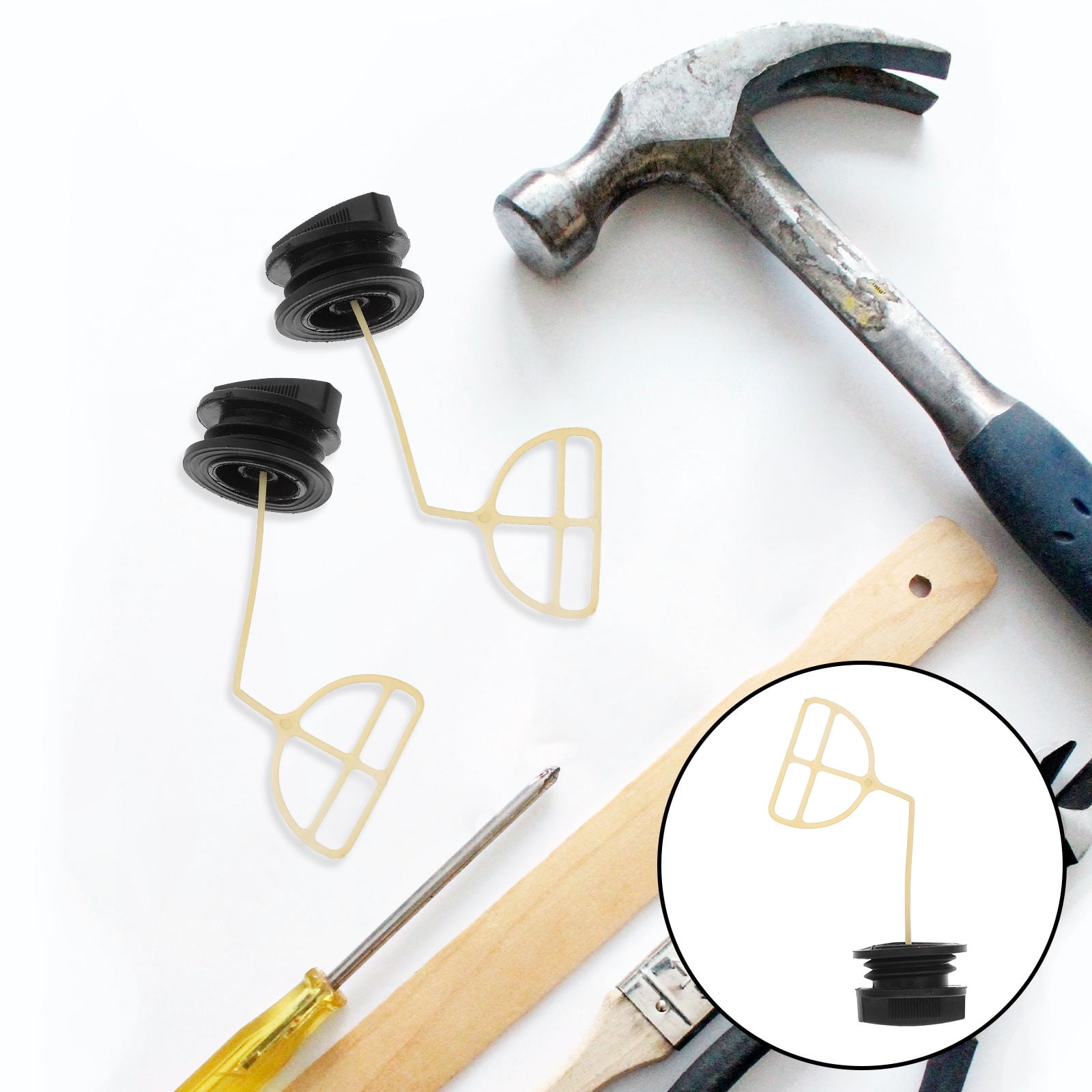 Hemoton 10pcs Chainsaw Engine Oil Tank Cap Replacement Oil Cap For Lawn ...