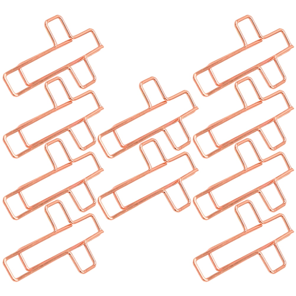 Hytrove 10pcs Unique Paper Clips in Cross Shape Metal for Students and ...