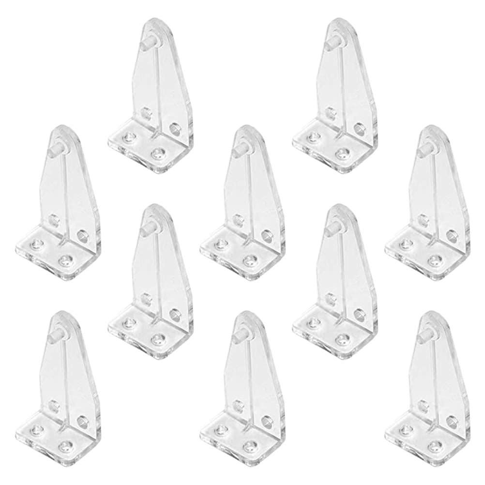 Hemoton 10pcs Clear Blind Brackets And Shutter Blind Hooks Transparent ...