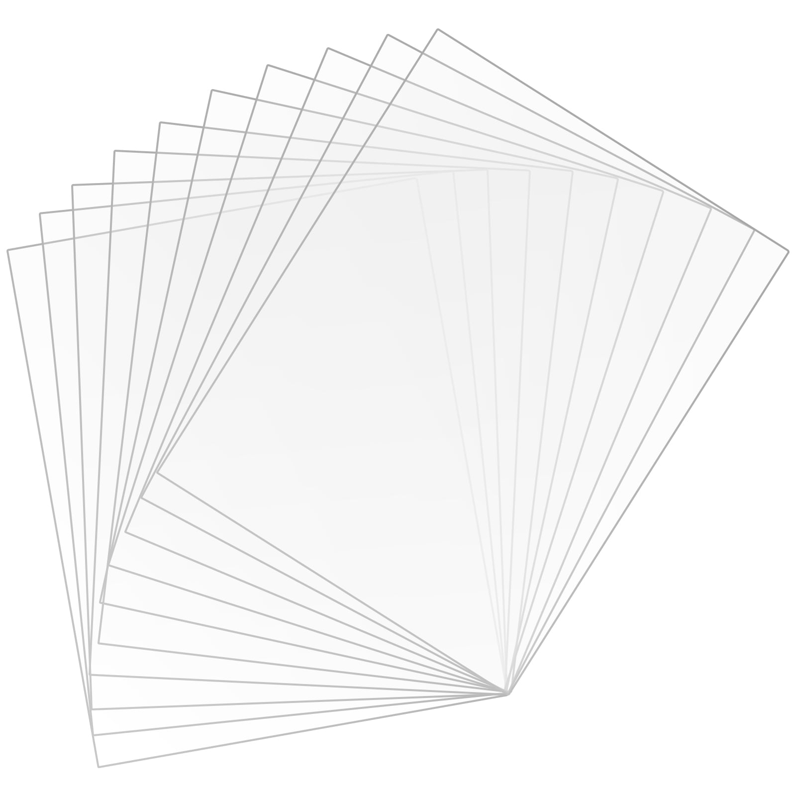 Hemoton 10pcs Clear Plastic Boards For Picture Frames Diy Plastic ...