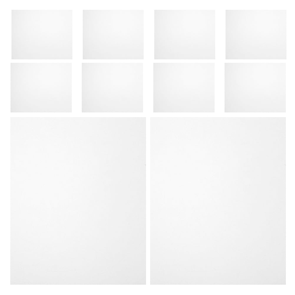 Hemoton 10pcs Clear Stencil Sheets For Crafts Reusable Stencils For ...