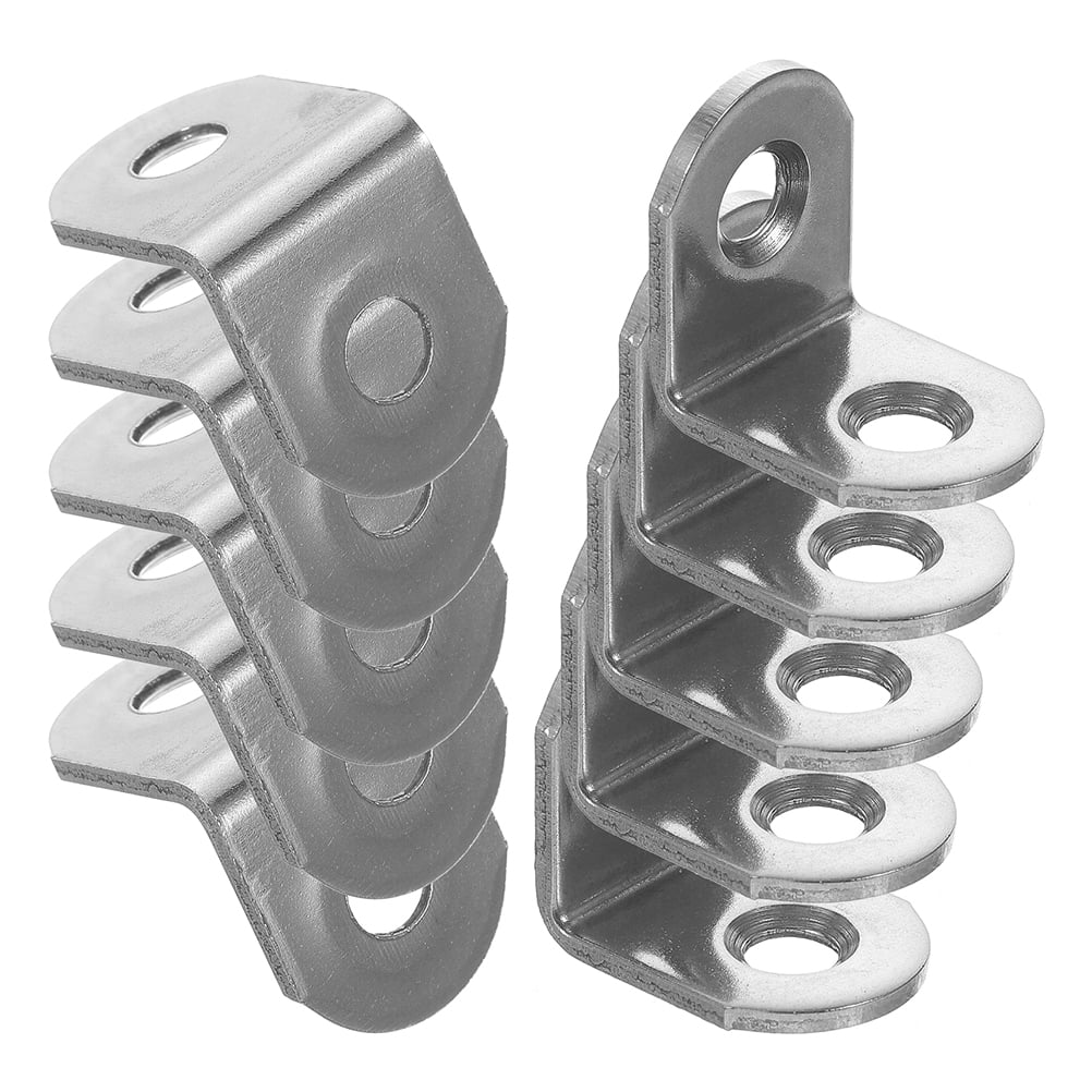 Hemoton 10pcs Corner Brackets Corner Braces 90 Degree Brackets Small ...
