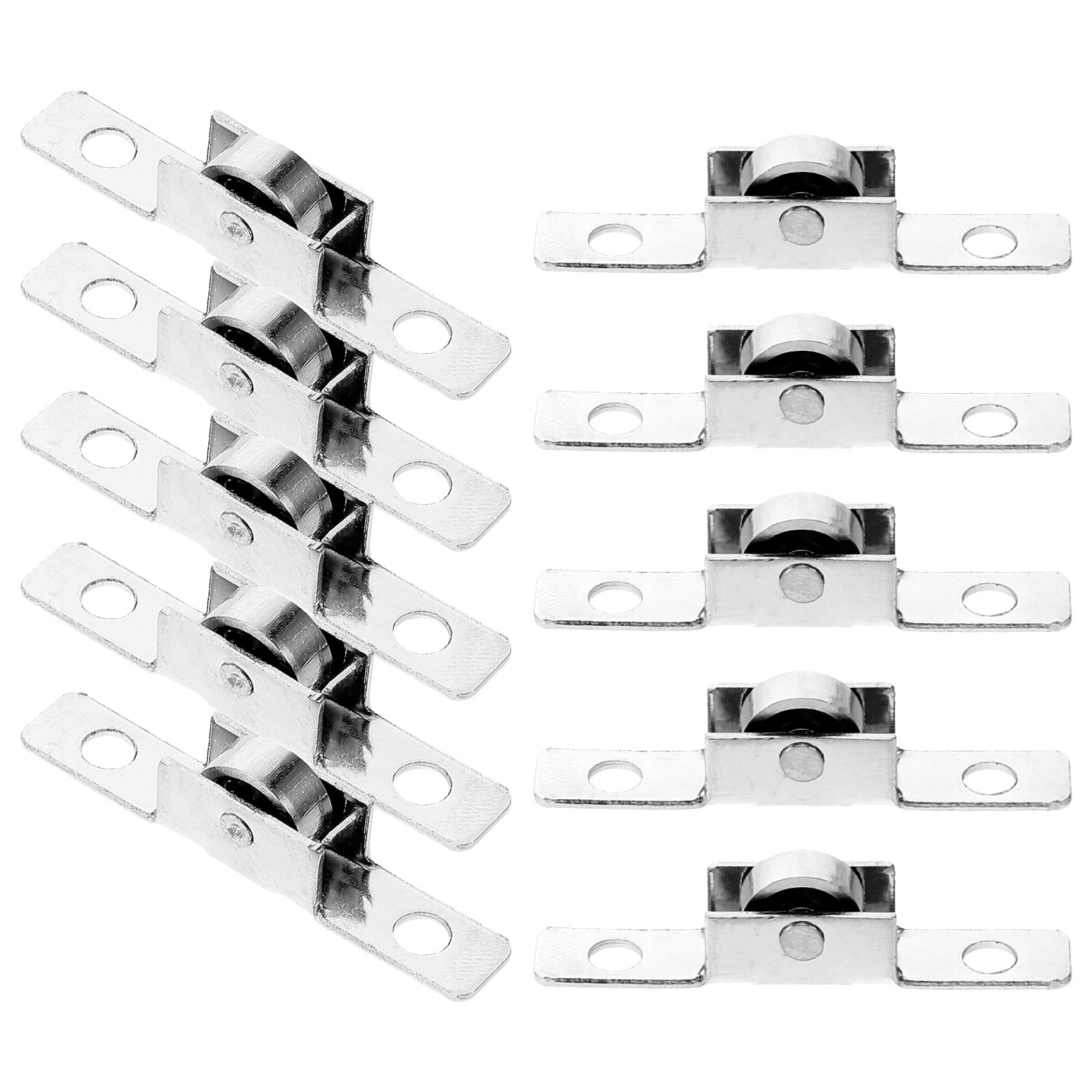 Hemoton 10pcs Door Pulley Metal Sliding Roller Window Sliding Mute ...