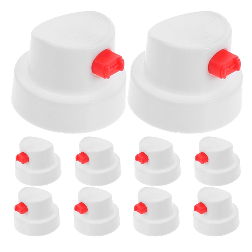 Hytrove Spray Paint Nozzle Spray Paint Nozzles White Pe 10Pack for ...