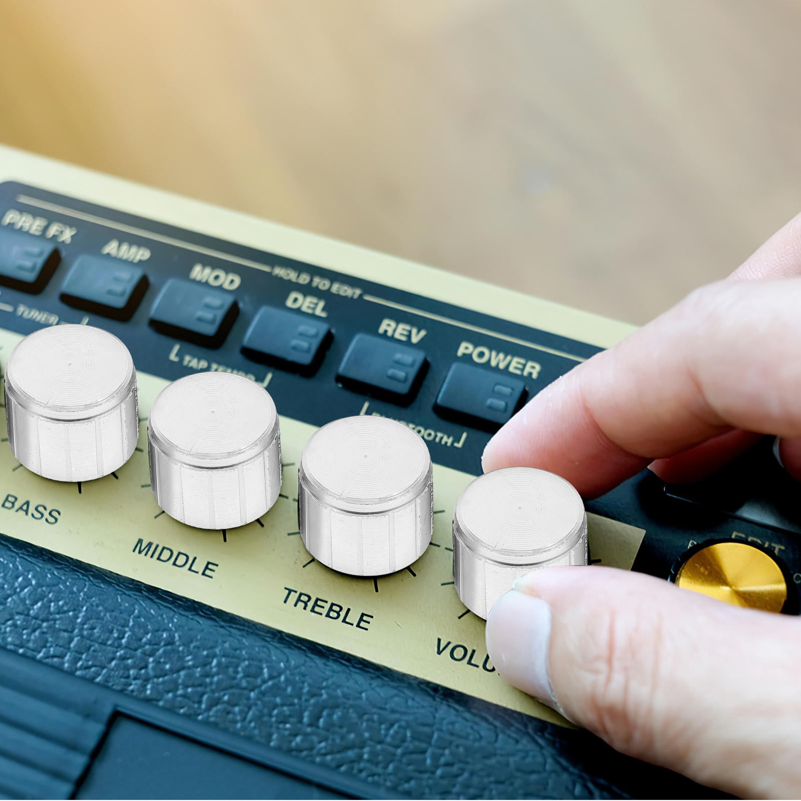 Hemoton 10pcs Electric Guitar Knobs For Volume Control Replacement Tone ...