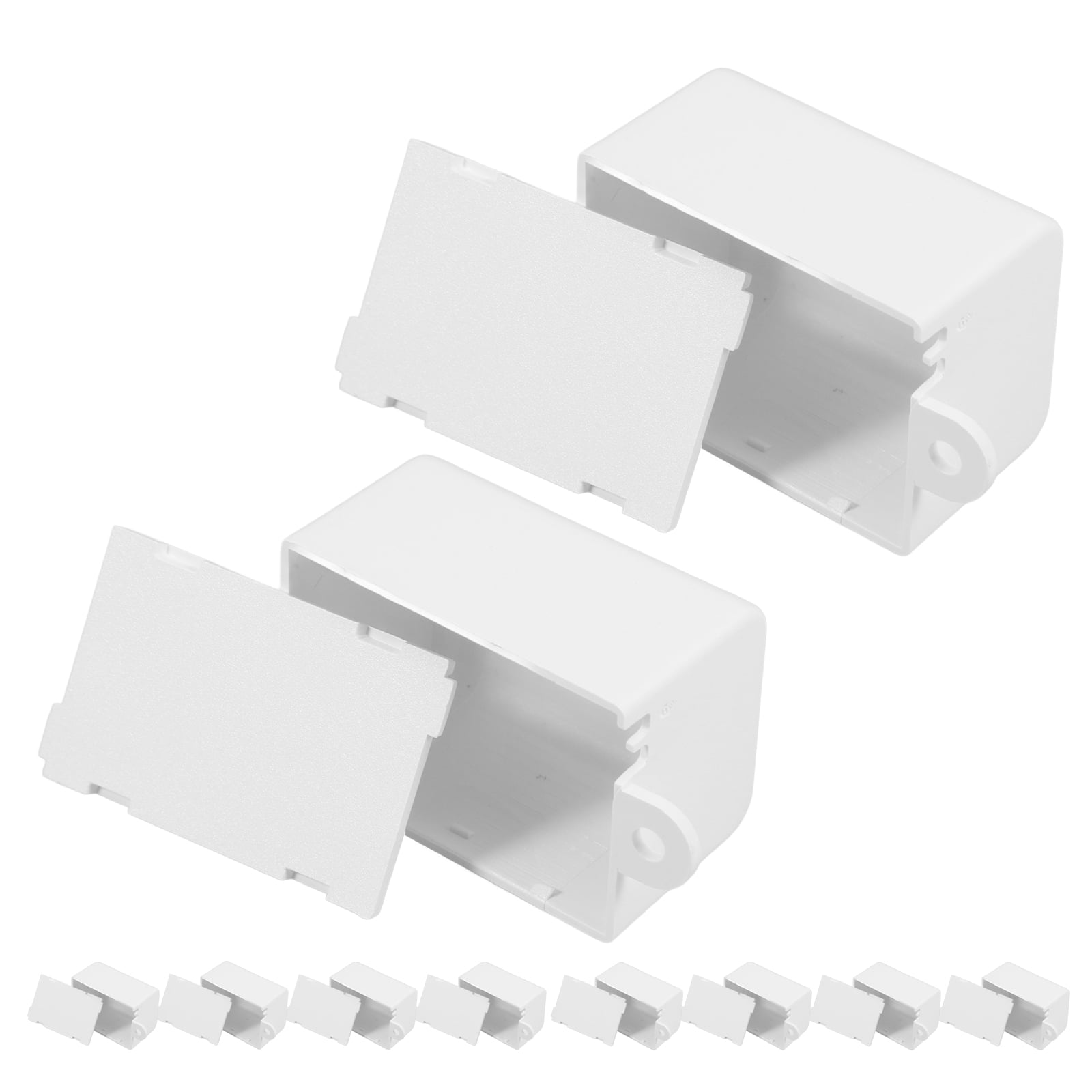 Hemoton 10pcs Electrical Junction Box Electrical Waterproof Box Plastic ...