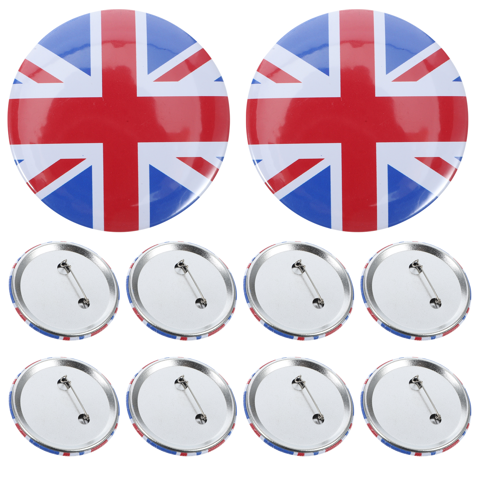 Hemoton 10pcs England Flag Lapel Pin England Badge Pin Patriotic Lapel ...