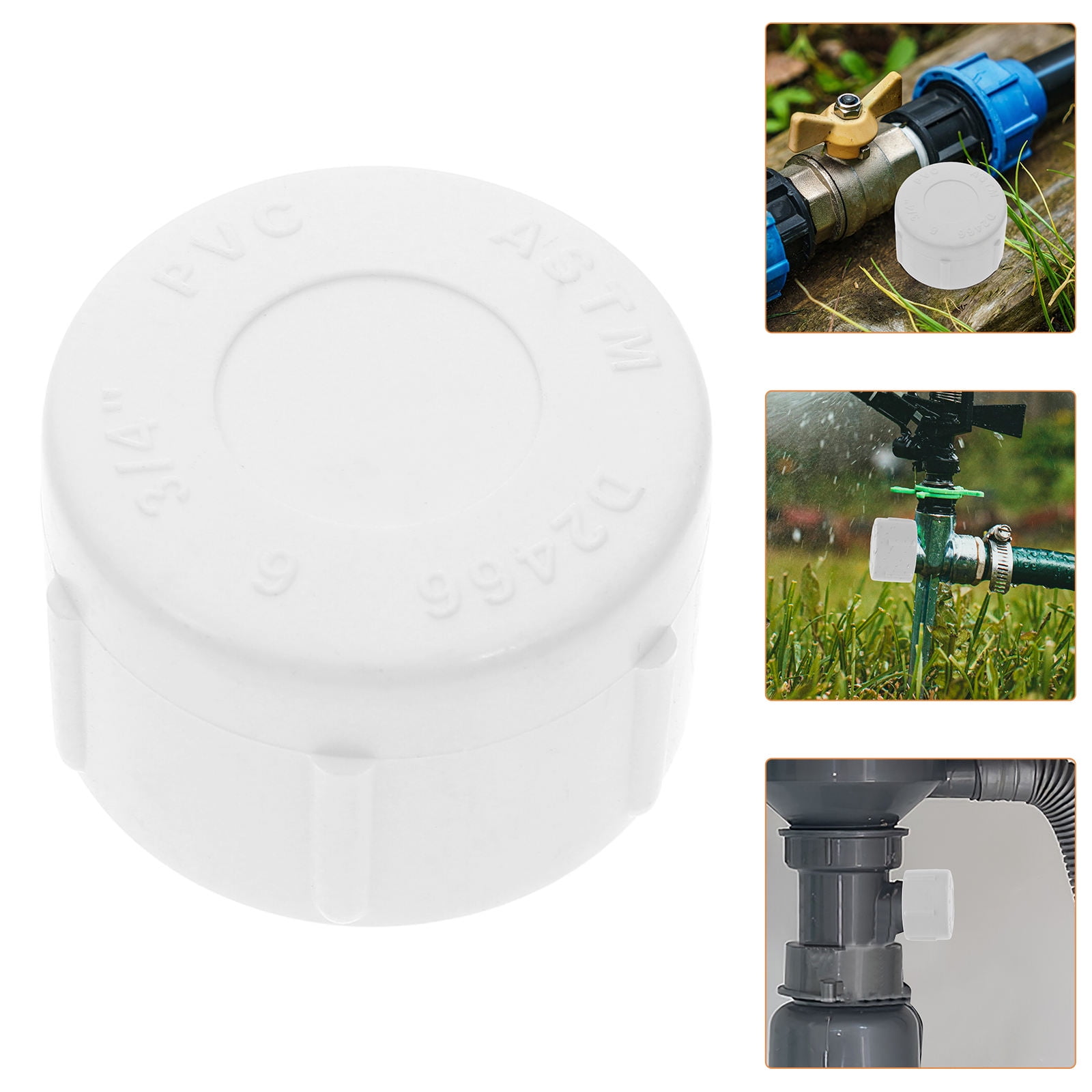 Hemoton 10pcs Female Thread Cap For Water Pipe Pvc Pipe End Cap Plug ...