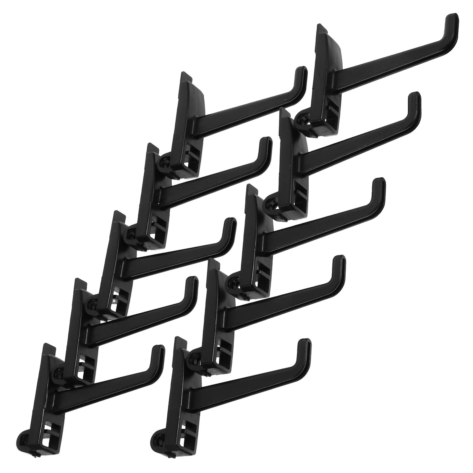 Hemoton 10-Pack Heavy Duty Garage Hooks for Wall Mounted Pegboard, Tool ...