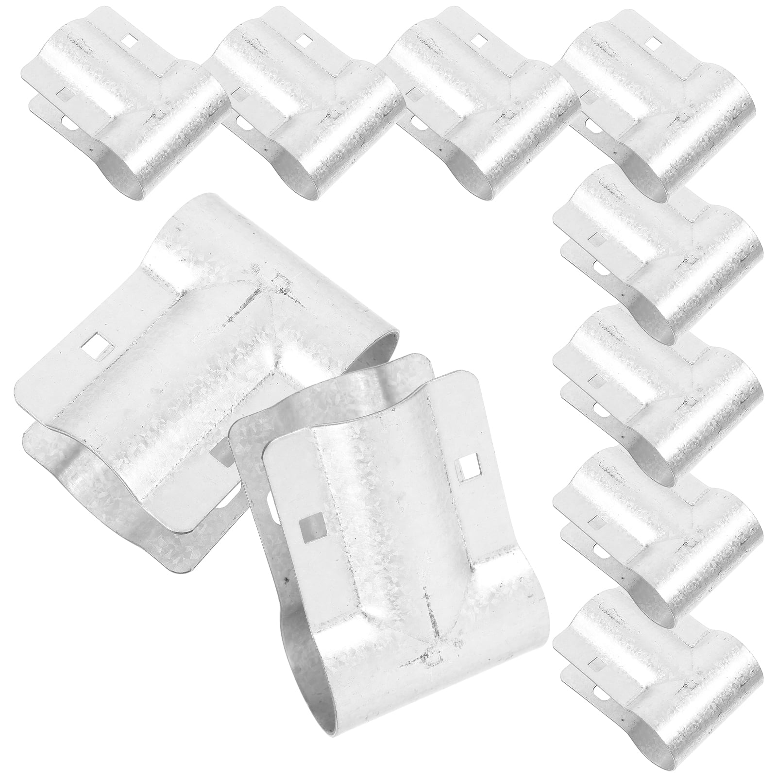 Hemoton 10pcs Greenhouse Grid Pipe Clamps Pipe Repair Clamp Greenhouse ...