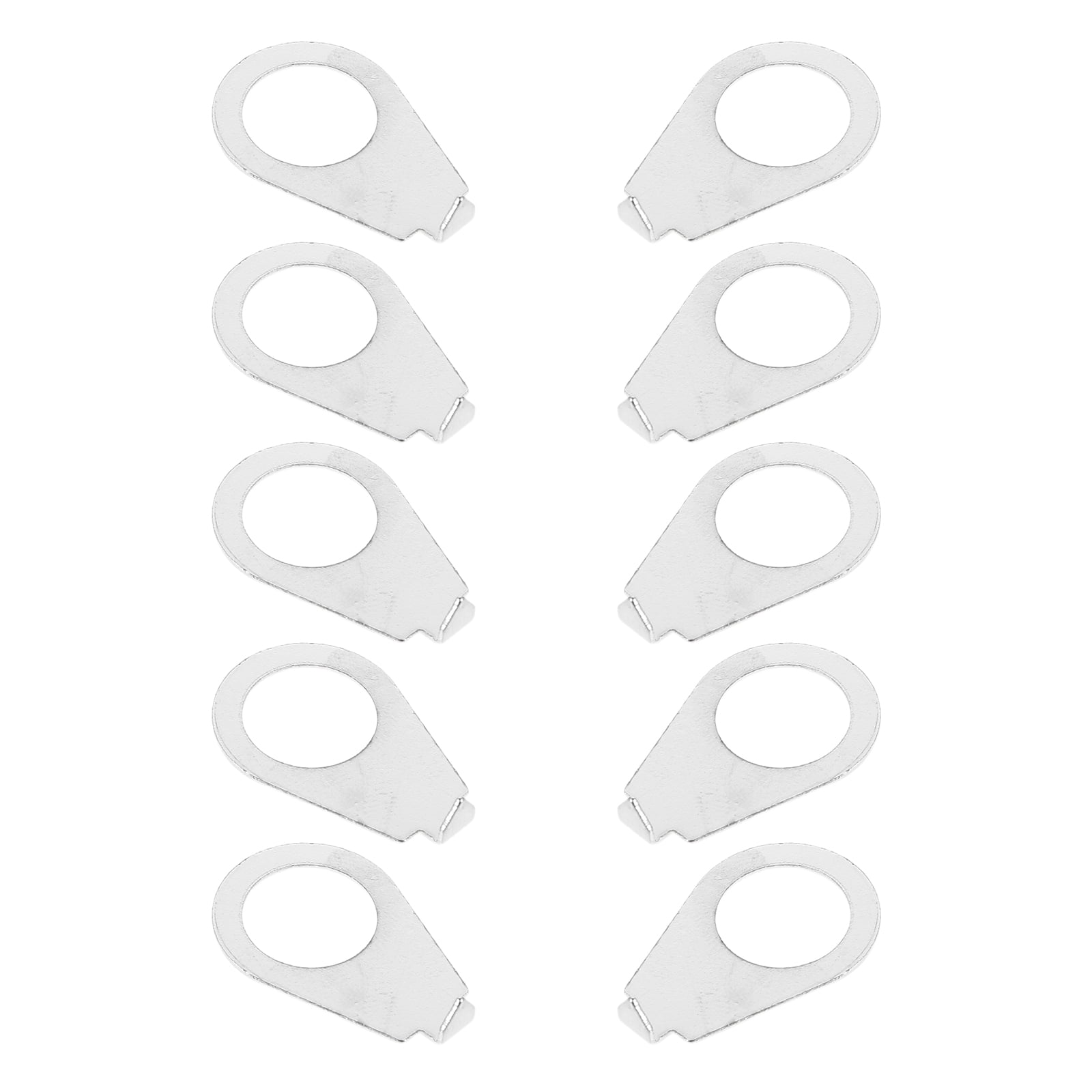 Hemoton 10pcs Guitar Knob Position Markers Metal Tone Indicator Plate ...