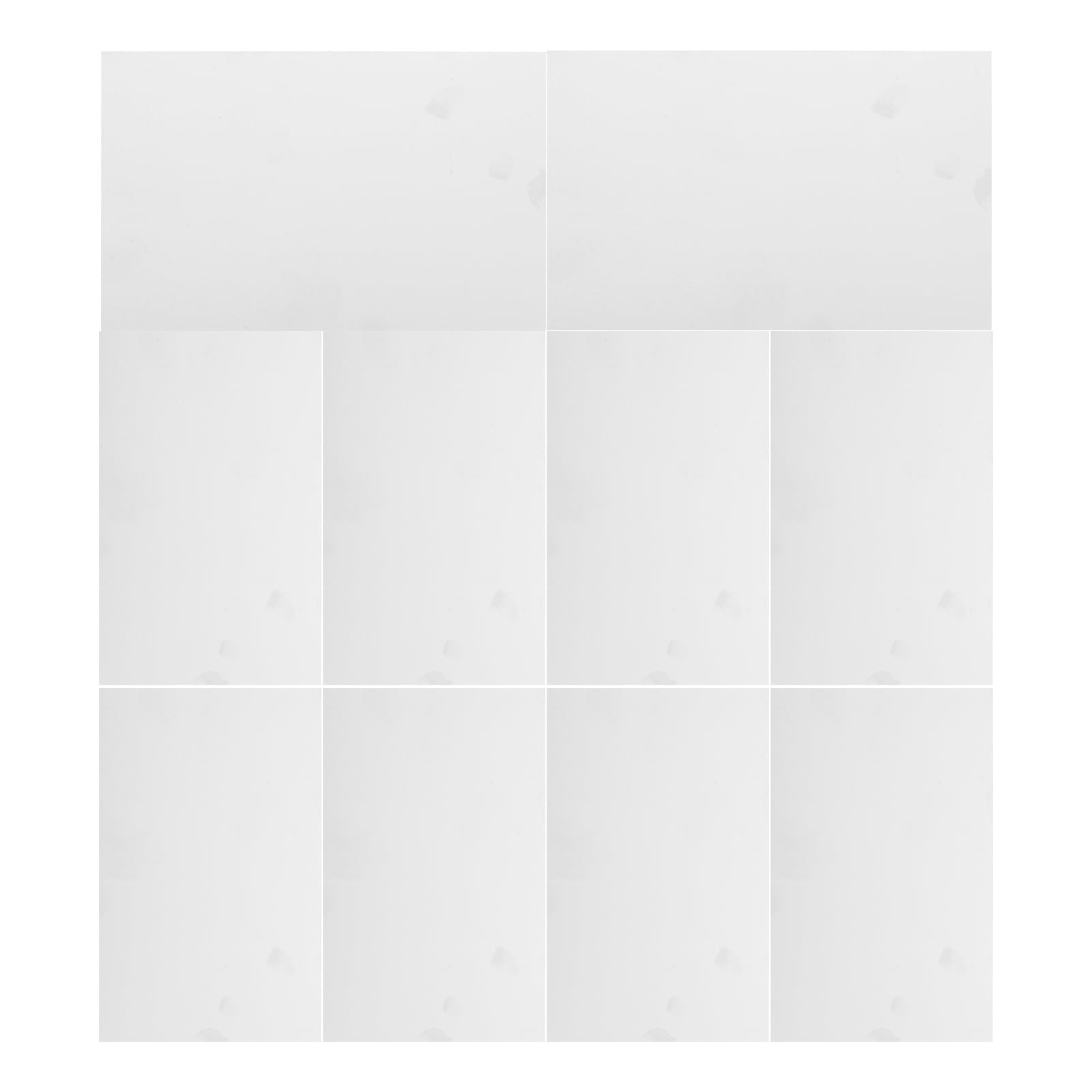 Hemoton 10pcs Heat Transfer Metal Photo Board Sublimation Blanks ...