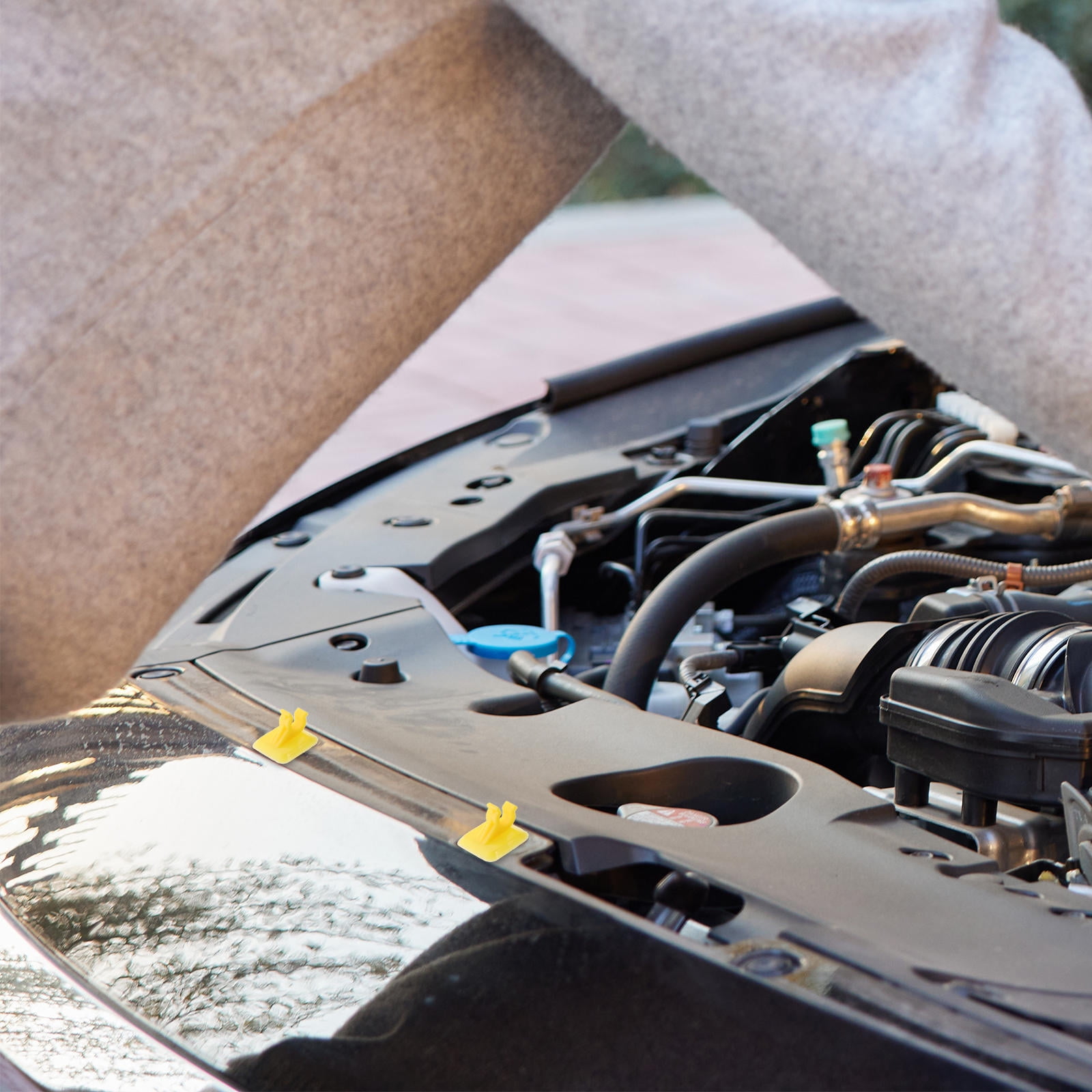 Hemoton 10pcs Hood Prop Rod Clamp Engine Hood Support Clip Car Hood ...