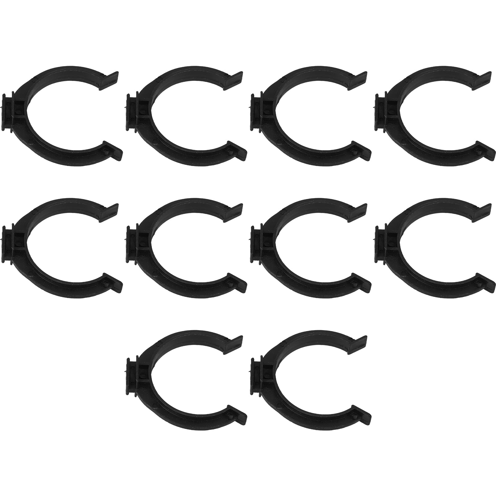 HEMOTON 10pcs Plastic Cabinet Leveling Clips for Toe Kick Board Black ...