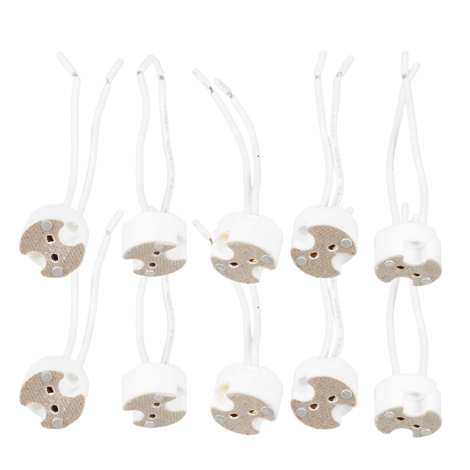 Hemoton 10pcs Light Bulb Holder Socket With Ceramic Base For Light ...