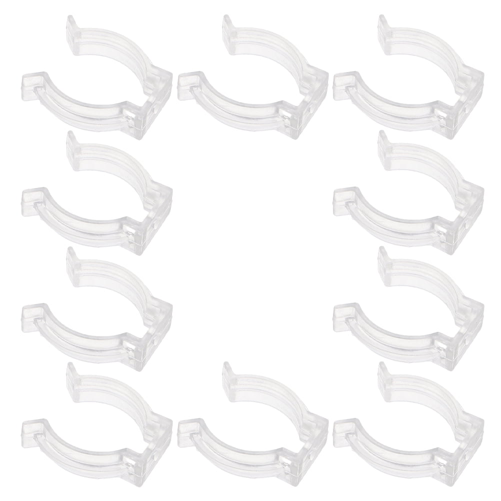 Hemoton 10pcs Light Tube Clamps Lamp Tube Fixing Clips Fluorescent Tube ...