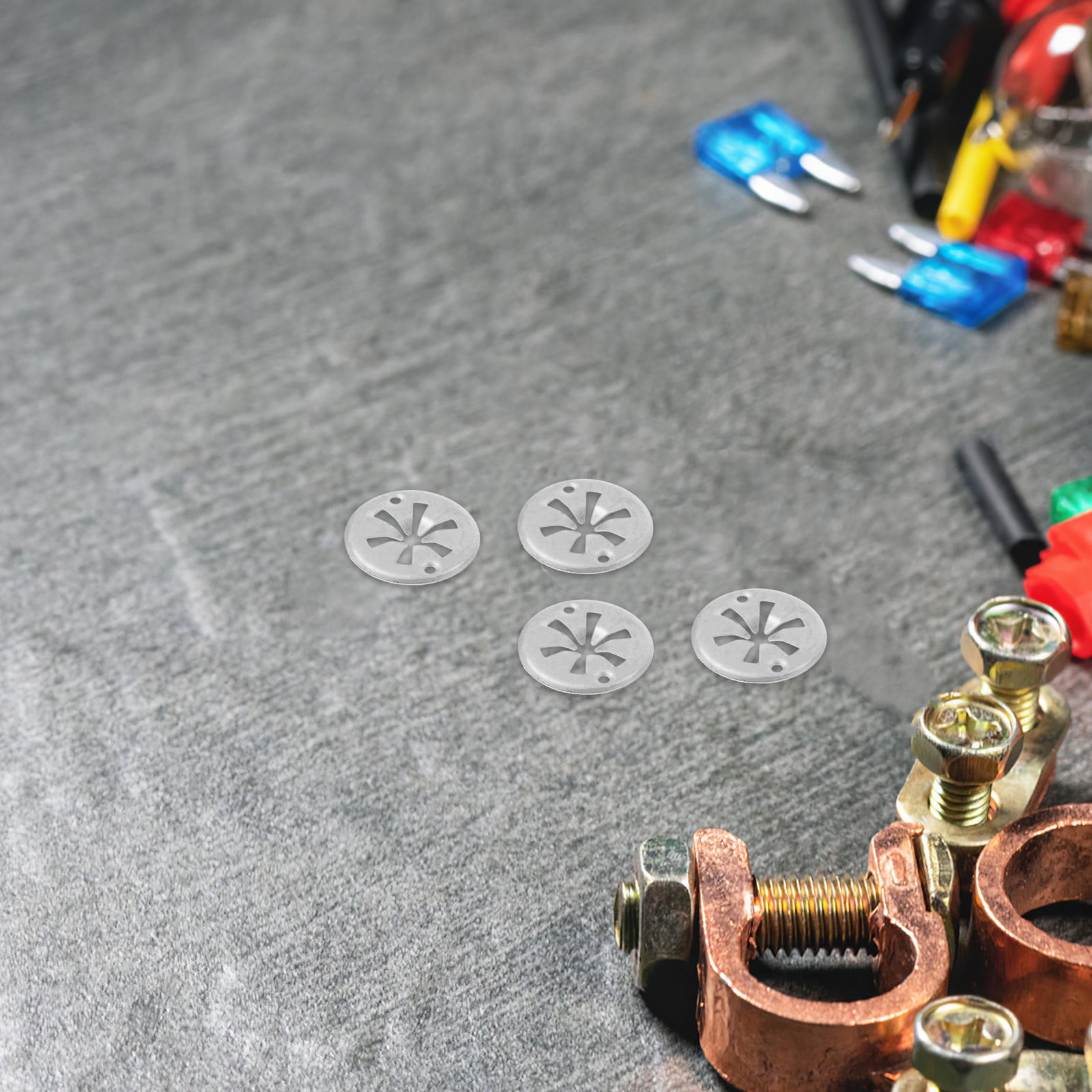 Hemoton 10pcs Metal Locking Washer Fixing Clips Heat Shield Clips for ...