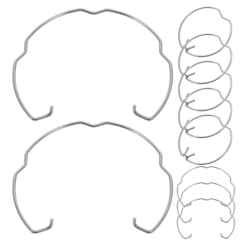 Hemoton 10pcs Metal Recessed Light Spring Clips for LED Tube Ceiling ...