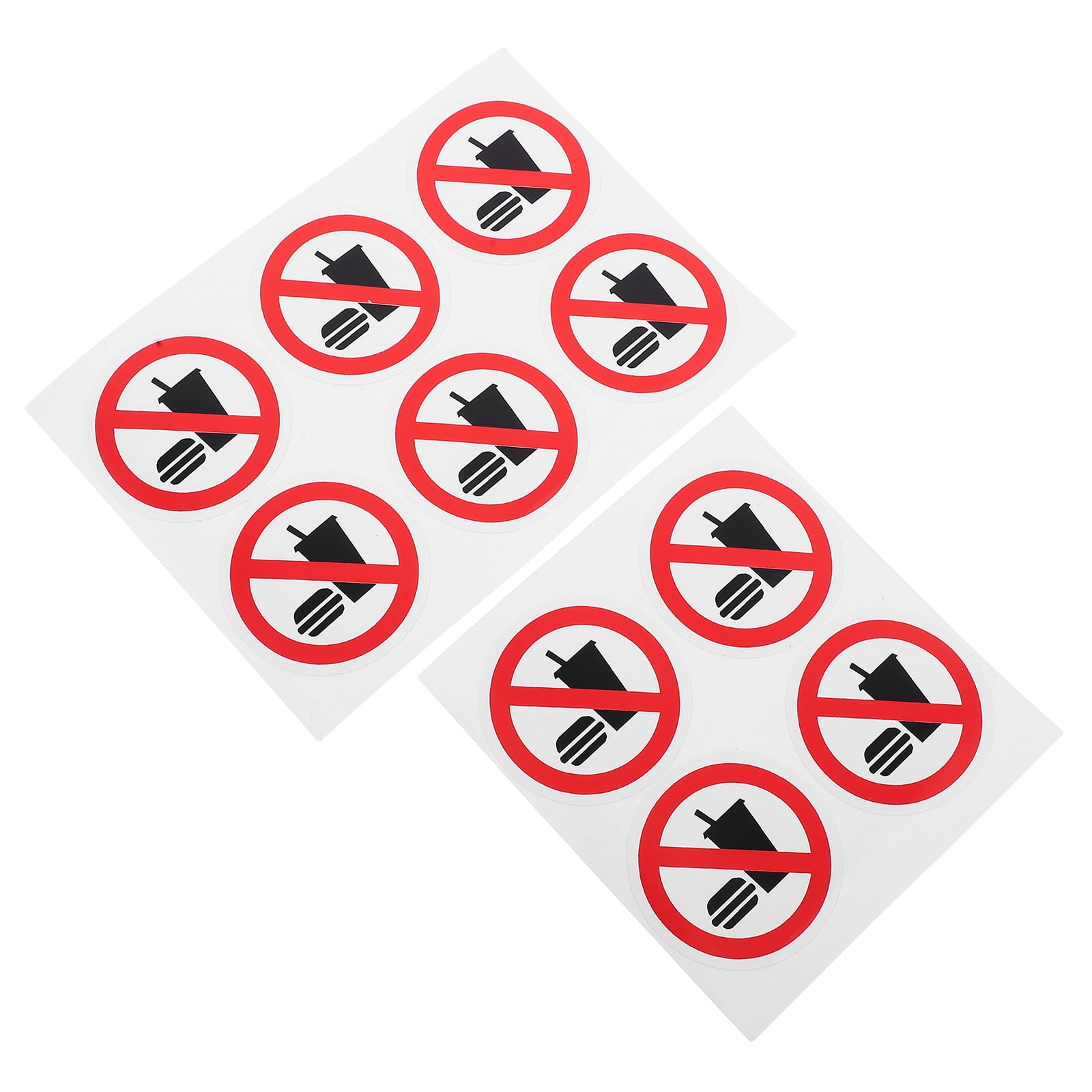 Hemoton 10pcs No Eating Drinking Safety Stickers Factory Workshop ...