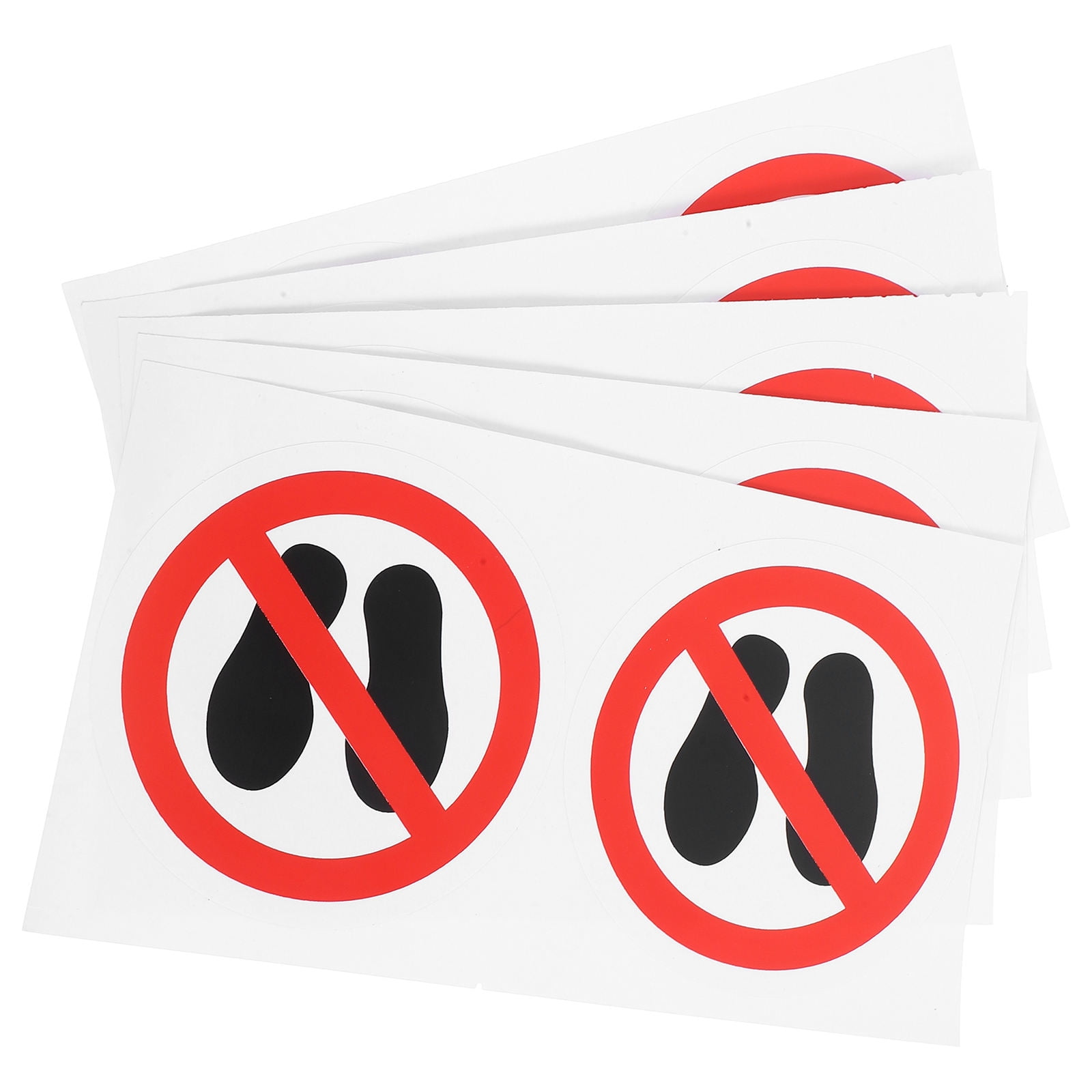 RENACLIPY Assorted Color Workplace Safety Stickers, , 4x4 Inches Each ...