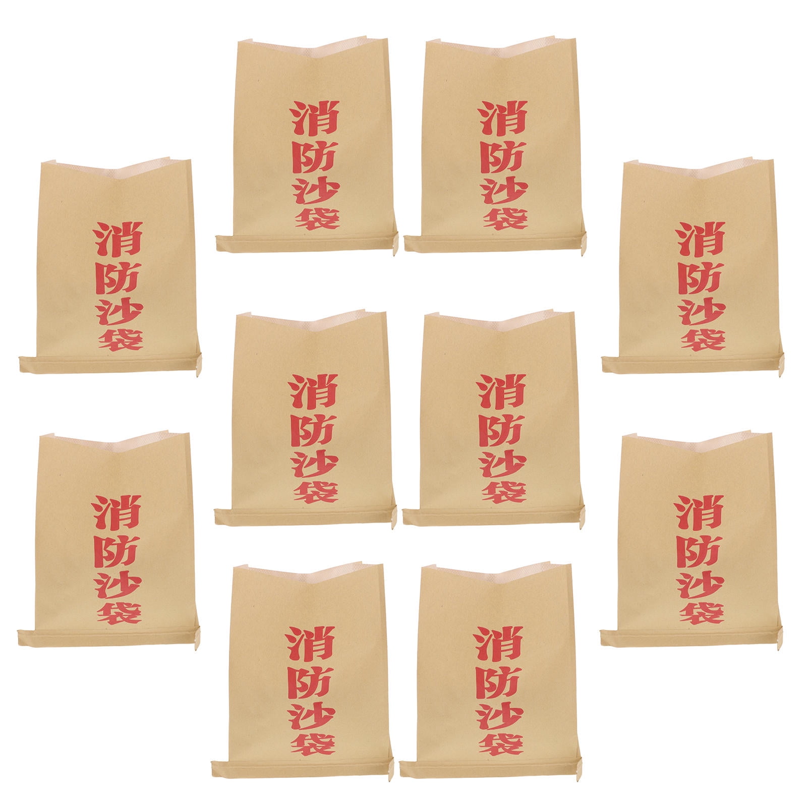 Hemoton 10pcs Paper Bags Fertilizer Storage Bags Empty Paper Bag ...