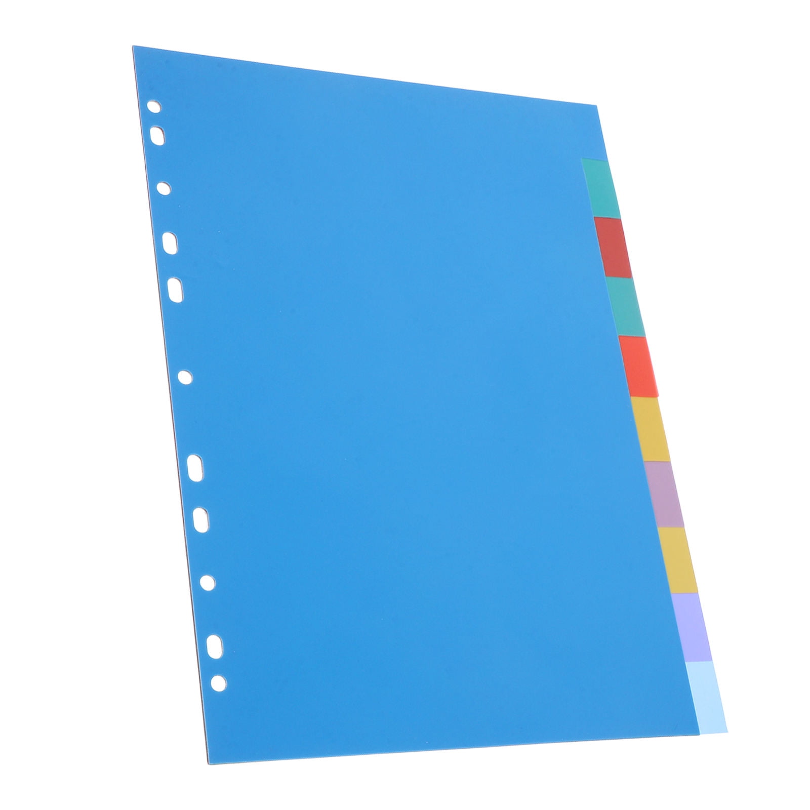 Hemoton 10-Pack Paper Binder Dividers with Tabs, Tabbed Page Inserts ...