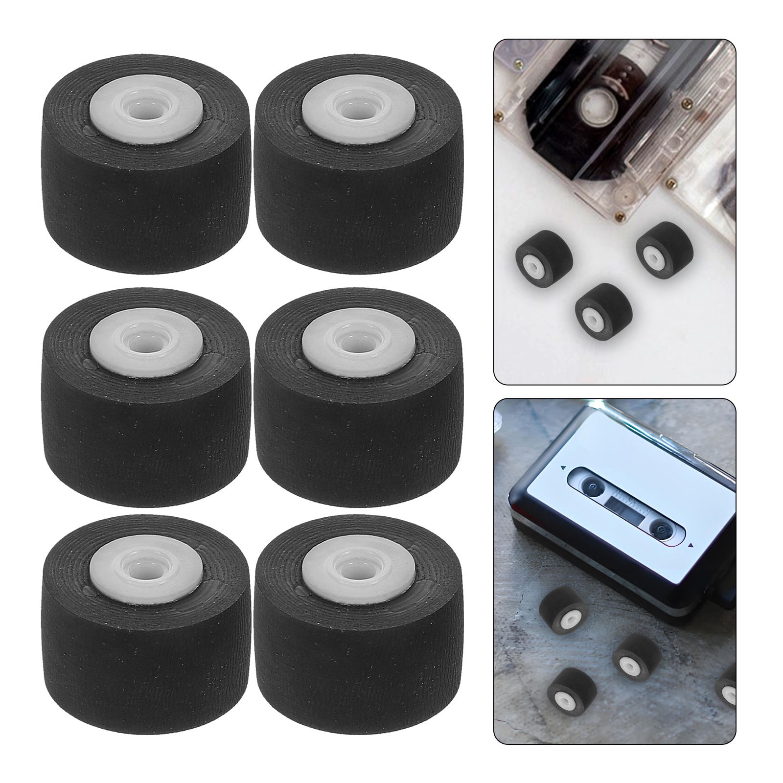 Hemoton 10pcs Pinch Roller For Tape Player Rubber Pinch Roller For ...