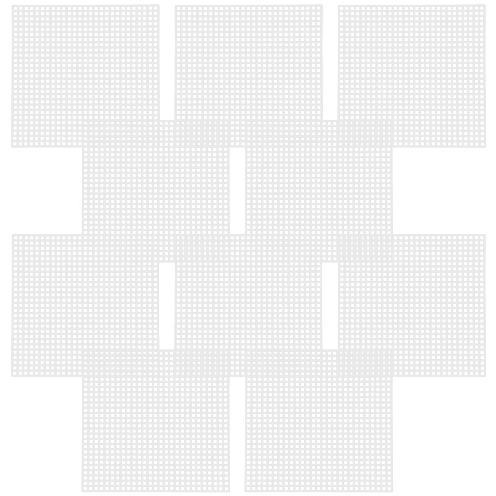 Hemoton 10pcs Plastic Mesh Sheets For Diy Projects Including Bag Making ...