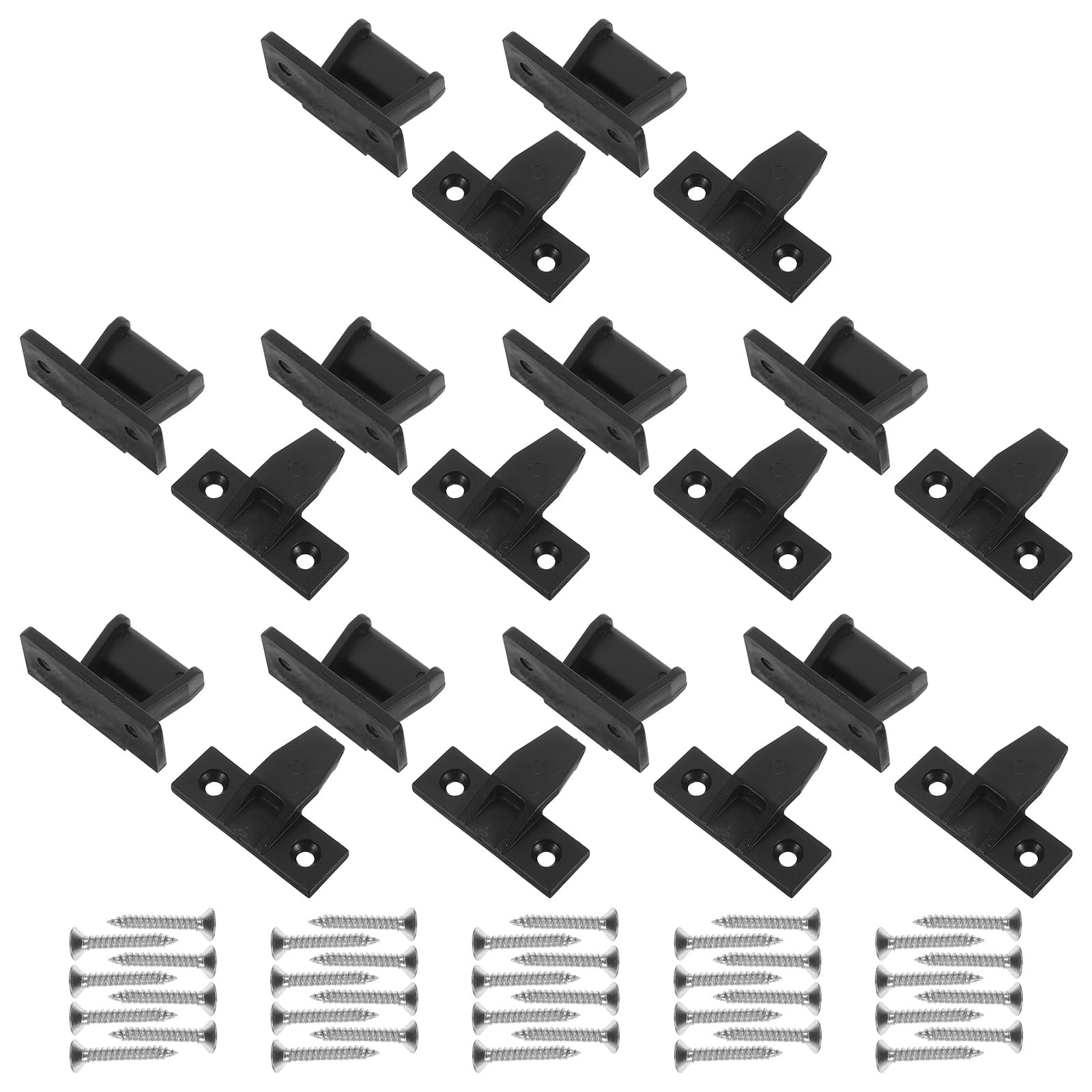 Hemoton 10pcs Plastic Push On Corner Buckle Fast Installation Furniture ...