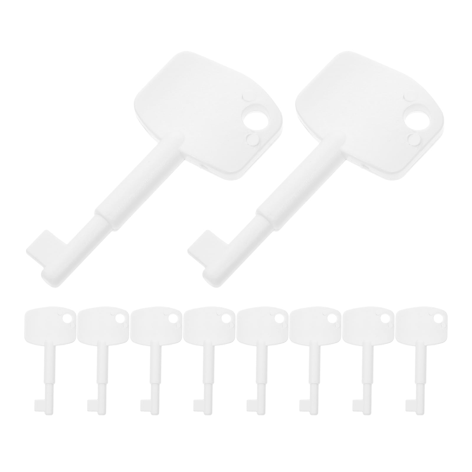 Hemoton 10pcs Plastic Reset Key For Emergency Stop Switch Panel Switch Key For Alarm Button ...