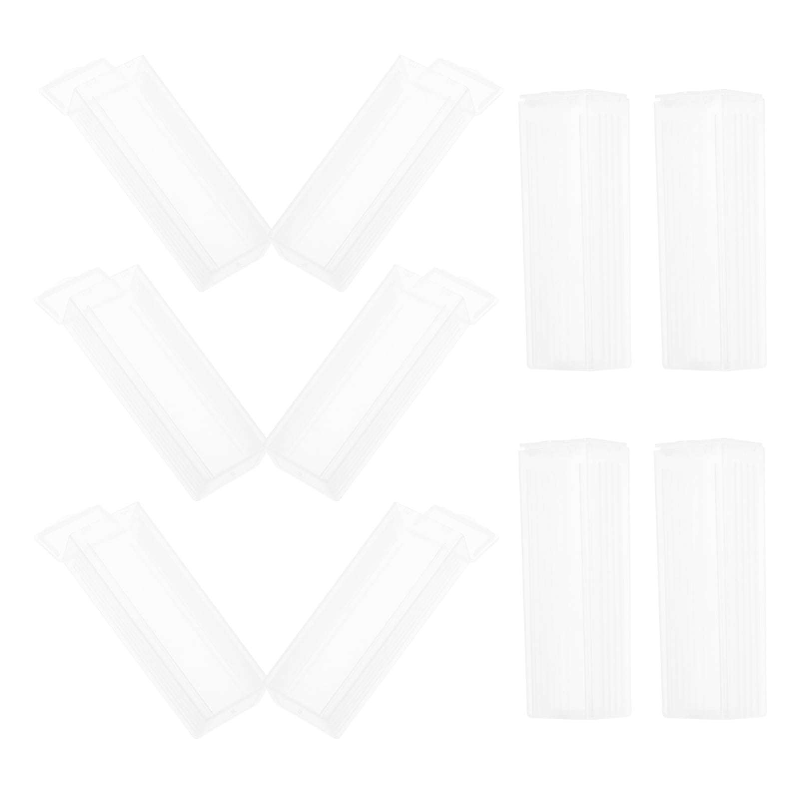 Hemoton 10pcs Plastic Slide Storage Case Convenient Microscope Slide ...
