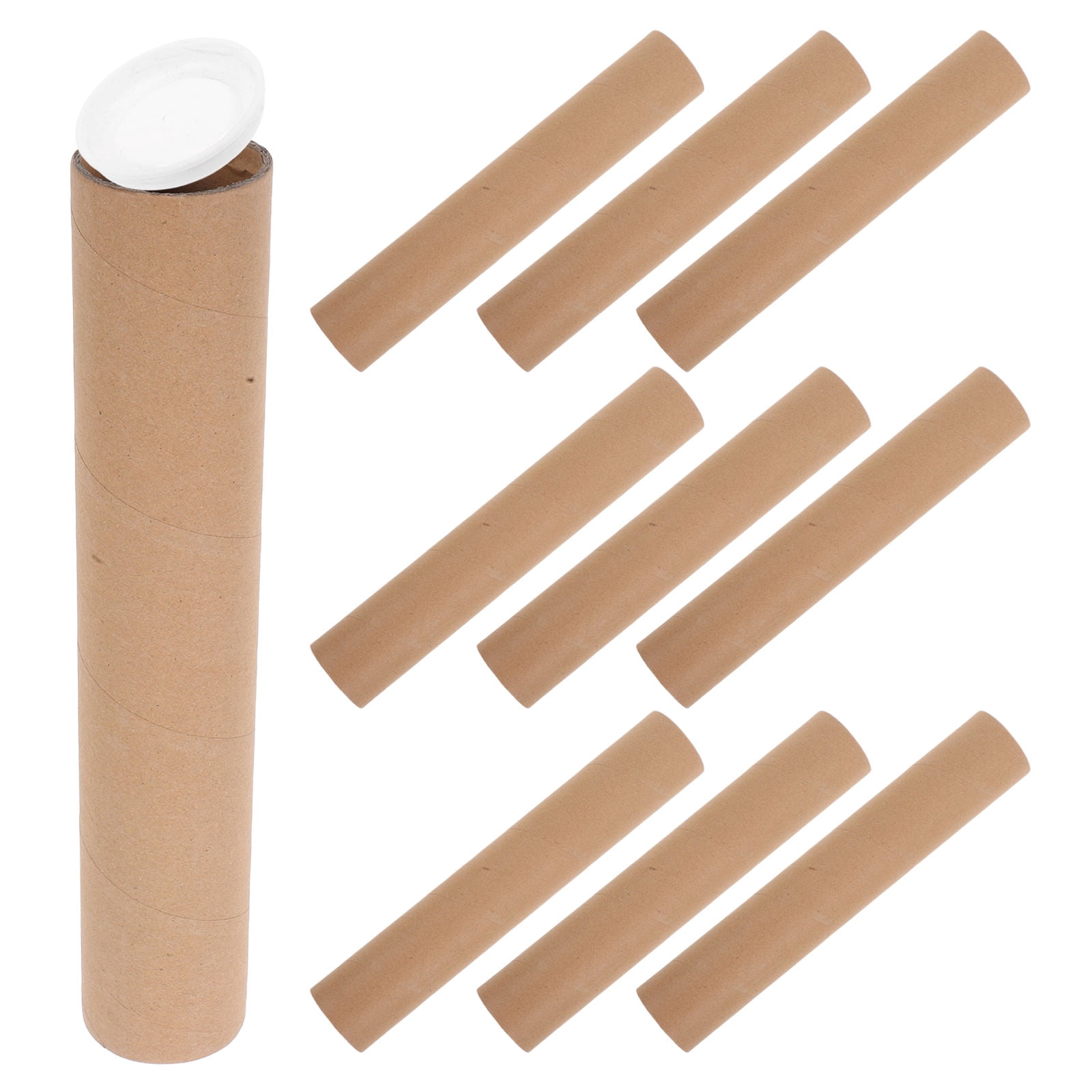 Hemoton 10pcs Postal Cardboard Tubes For Secure Mailing And Storage Of ...