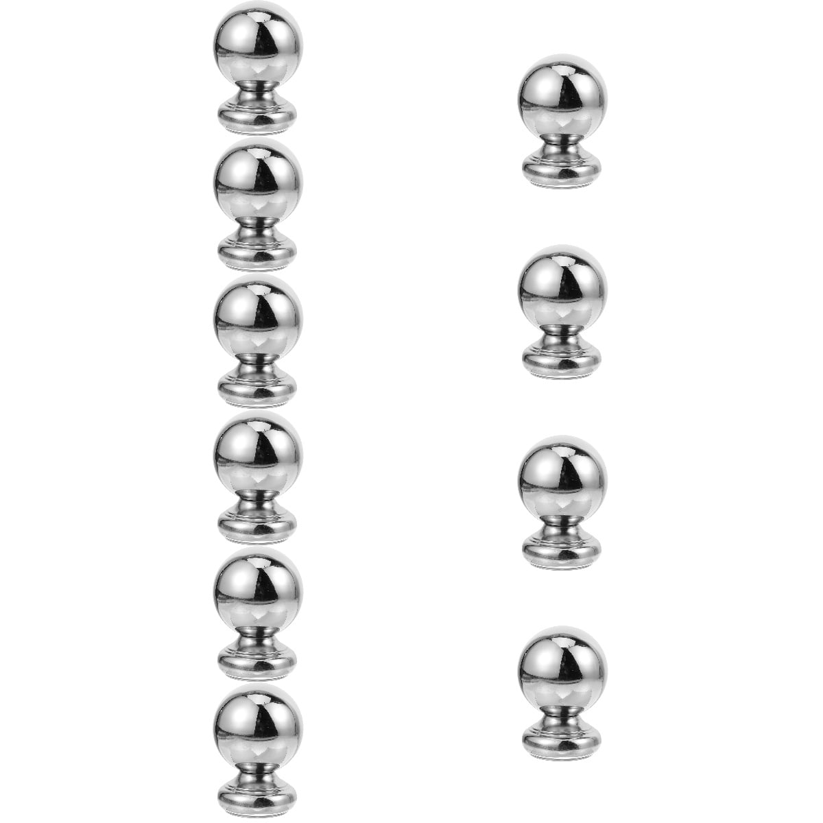 Hemoton 10pcs Railing Ball For Deck Rail 51mm Stainless Steel Handrail ...