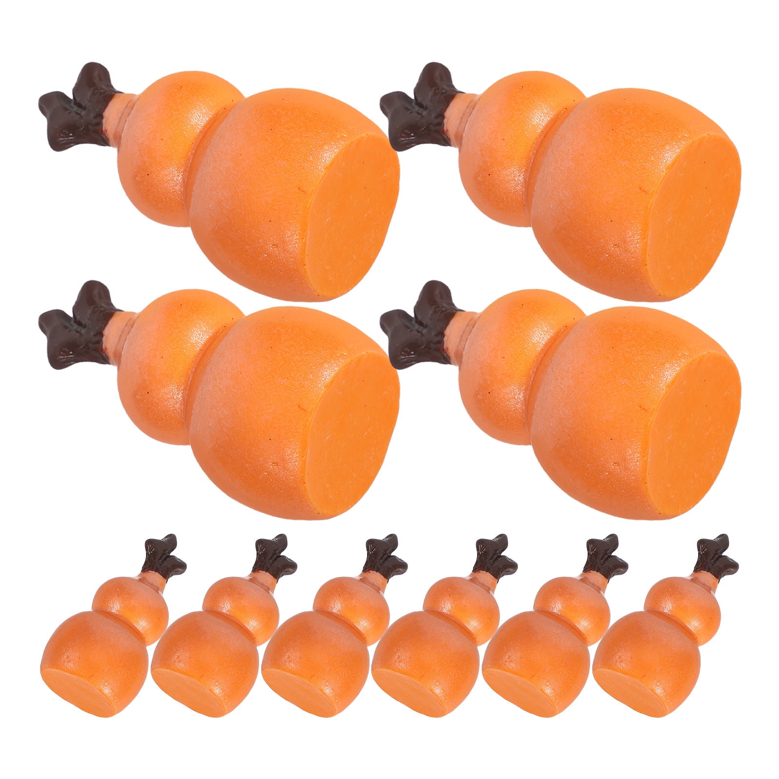 Hemoton 10pcs Resin Gourd Ornaments Creative Gourd Figure Sculptures Diy Resin Adornments Unique ...