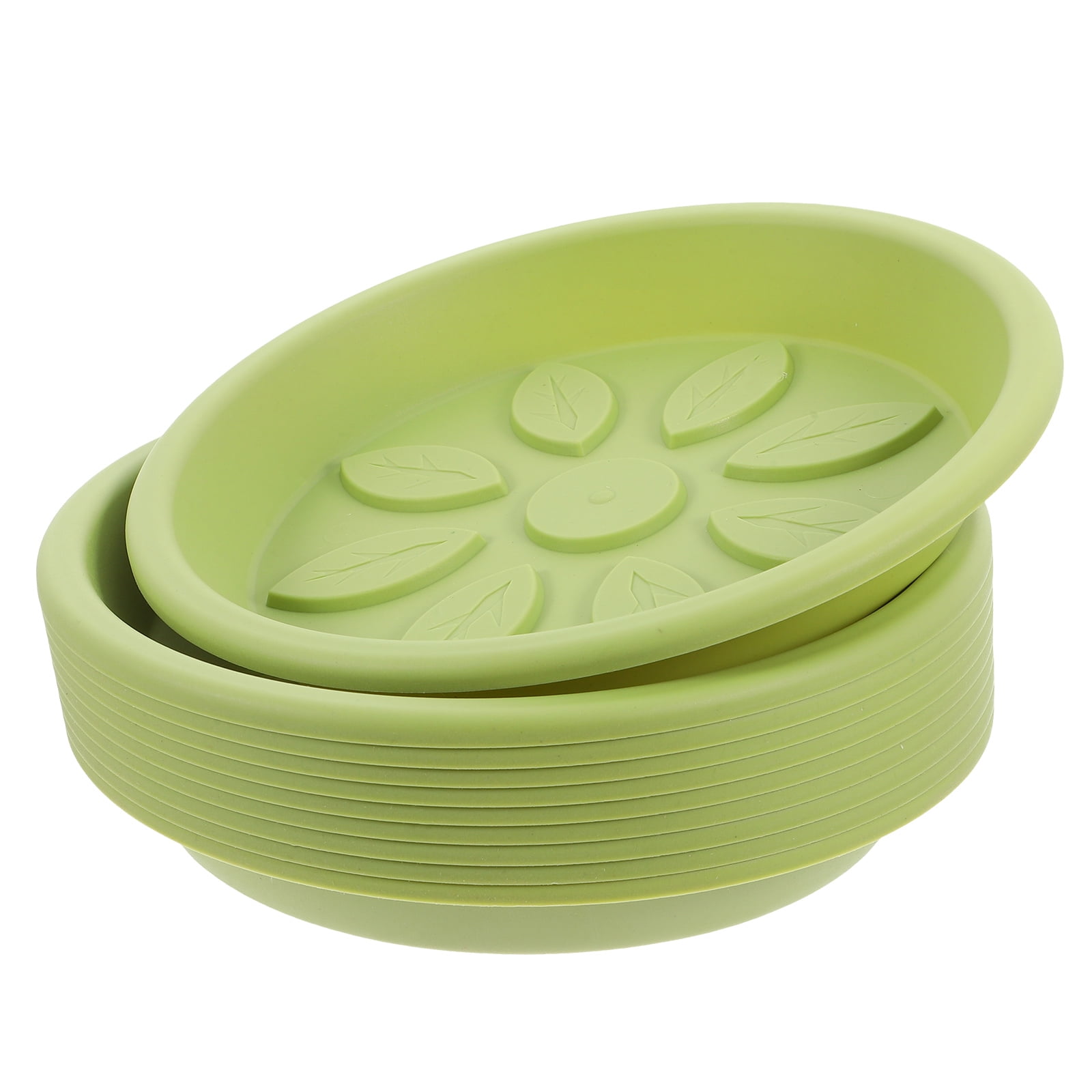 Hemoton 10pcs Round Plastic Plant Pot Trays Flower Saucers Plant Water ...