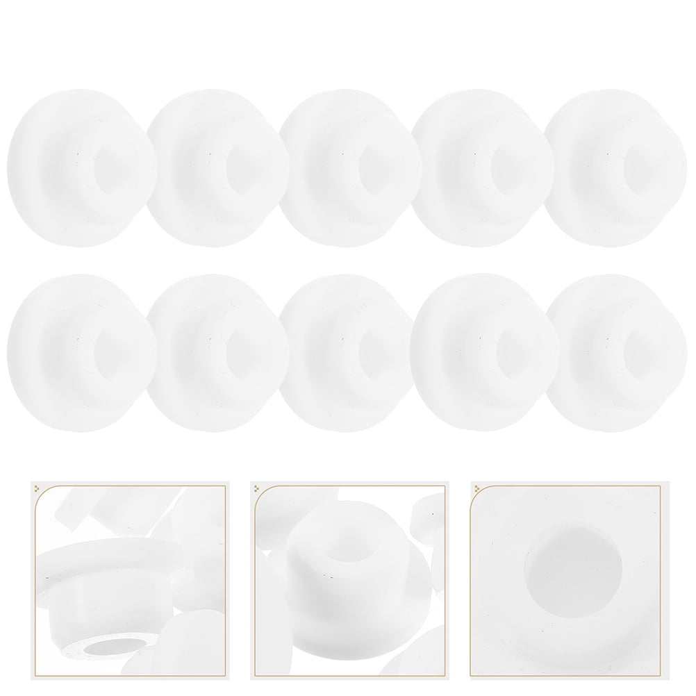 HEMOTON White Plastic Sink Overflow Cover with Effective Seal for Home ...