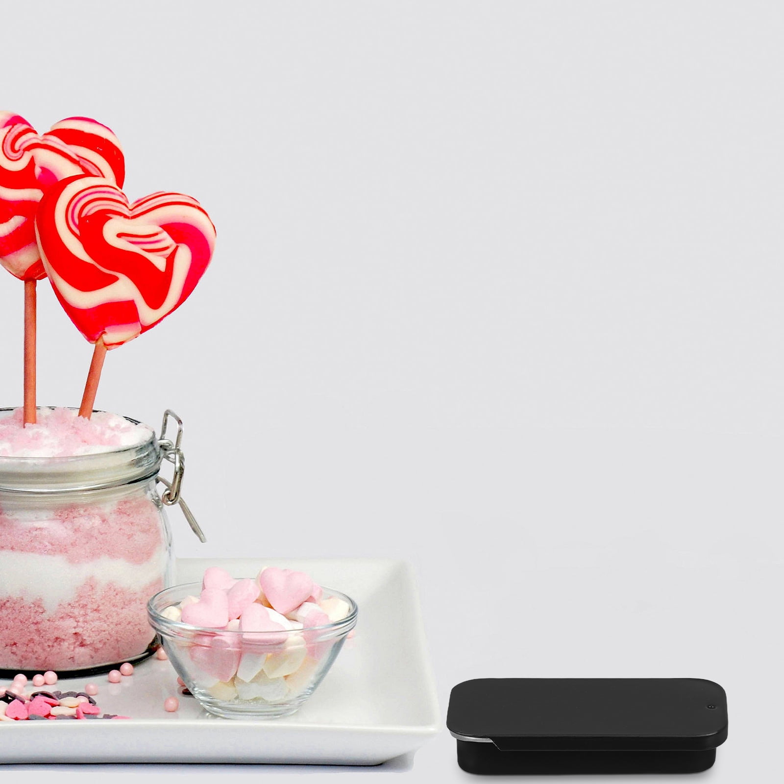 Hemoton 10pcs Sliding Lid Gum Tin Box Push-Pull Candy Storage Container ...