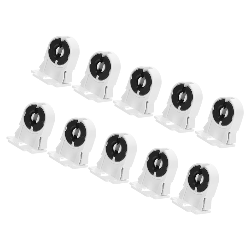 Hemoton 10pcs T8 G13 Lamp Holder Lamp Socket Non-Shunted Light Holder ...