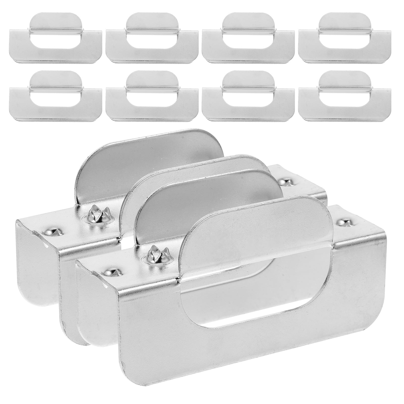 Hemoton 10pcs Tie Clip Plywood Clips Brackets Inner Width Gauge Steel ...