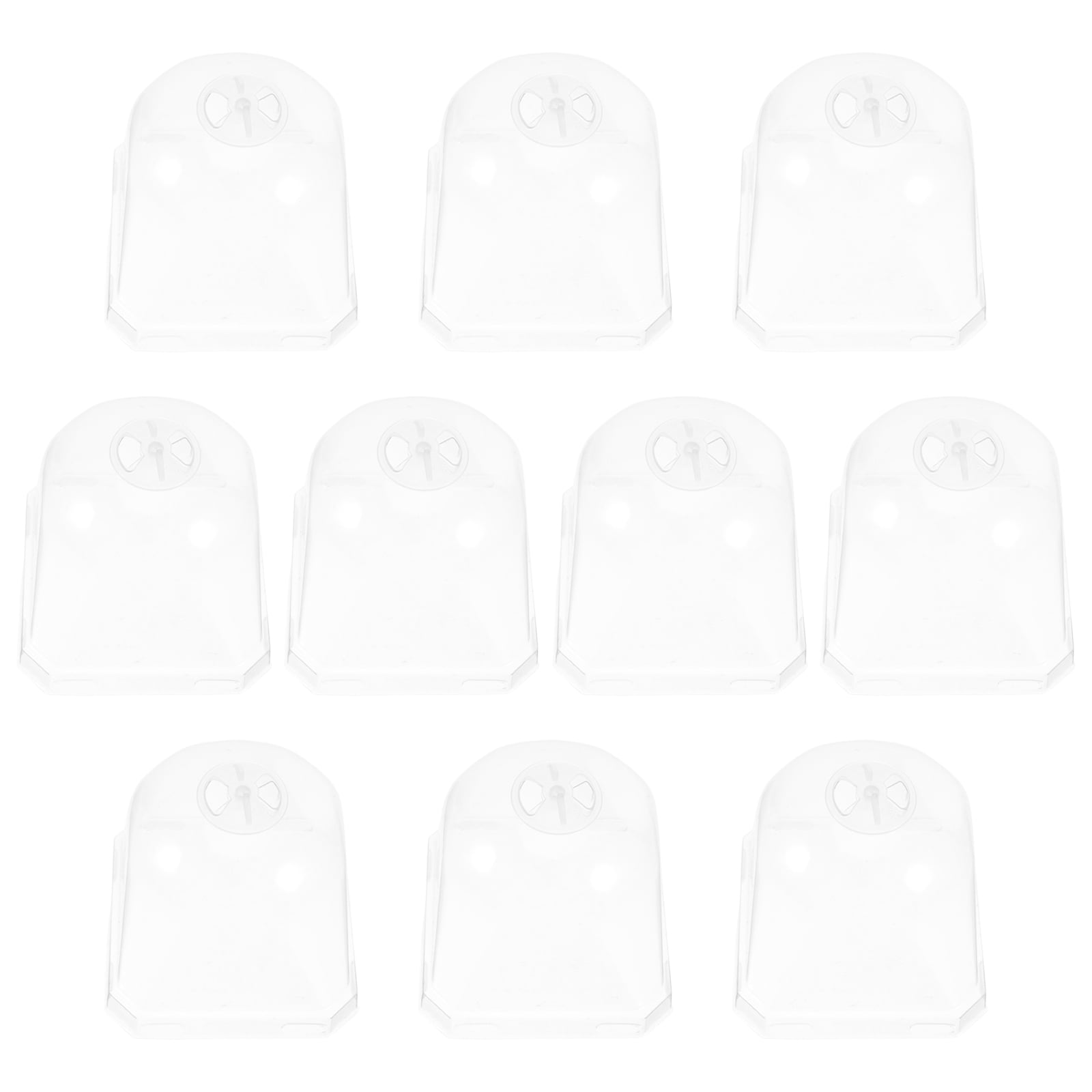 HEMOTON 10pcs Clear Plastic Humidity Dome for Plants Protection Ideal ...
