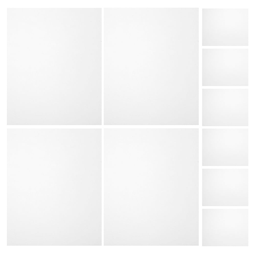 Hemoton 10pcs Transparent Stencils For Crafts And Art Drawing Templates ...