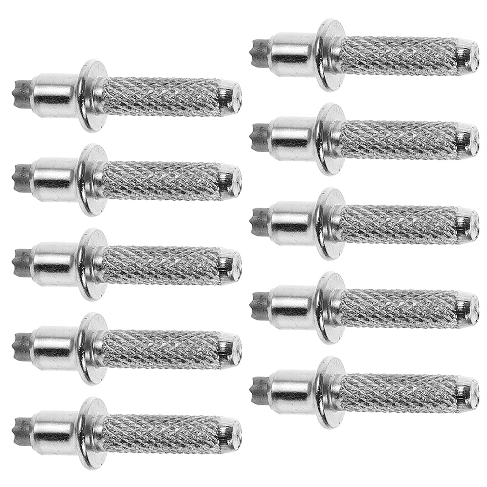 Hemoton 10pcs Walking Stick Tips Metal Tungsten Steel Trekking Pole ...