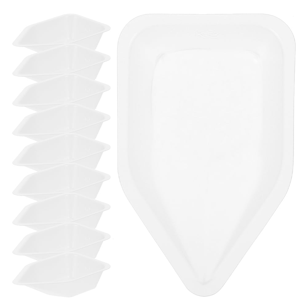 Hemoton 10pcs Weigh Boats Boat Shaped Pour Boats Weighing Boats Plastic ...