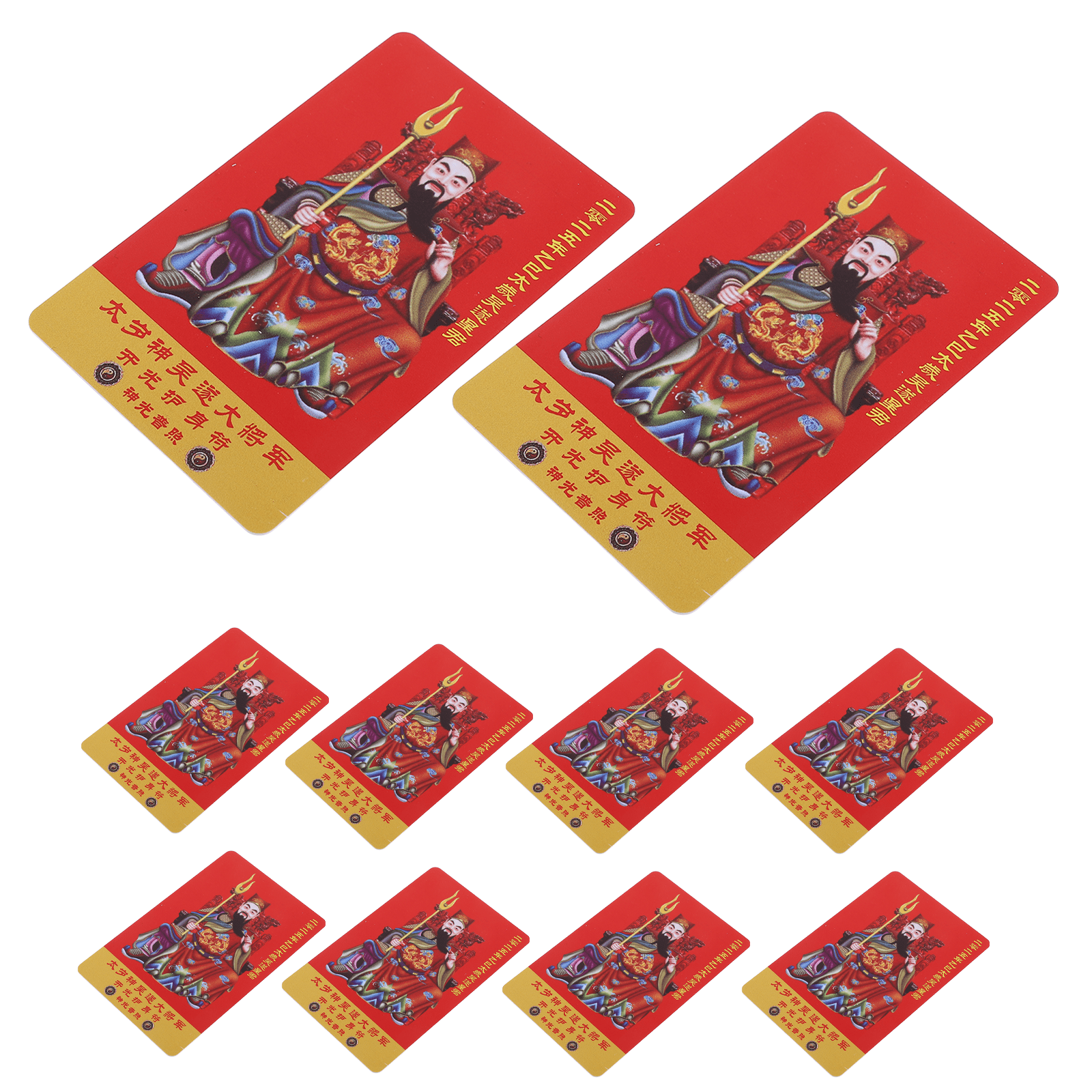 Hemoton 10pcs Year Of The Snake Li Cheng 2025 General Tai Sui Card Feng ...