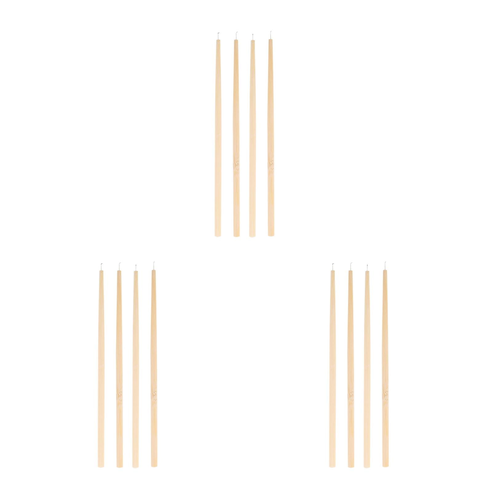 Hemoton 12 Pcs Wig Crafting Tools With Bamboo Crochet Hooks Hand Hooks ...