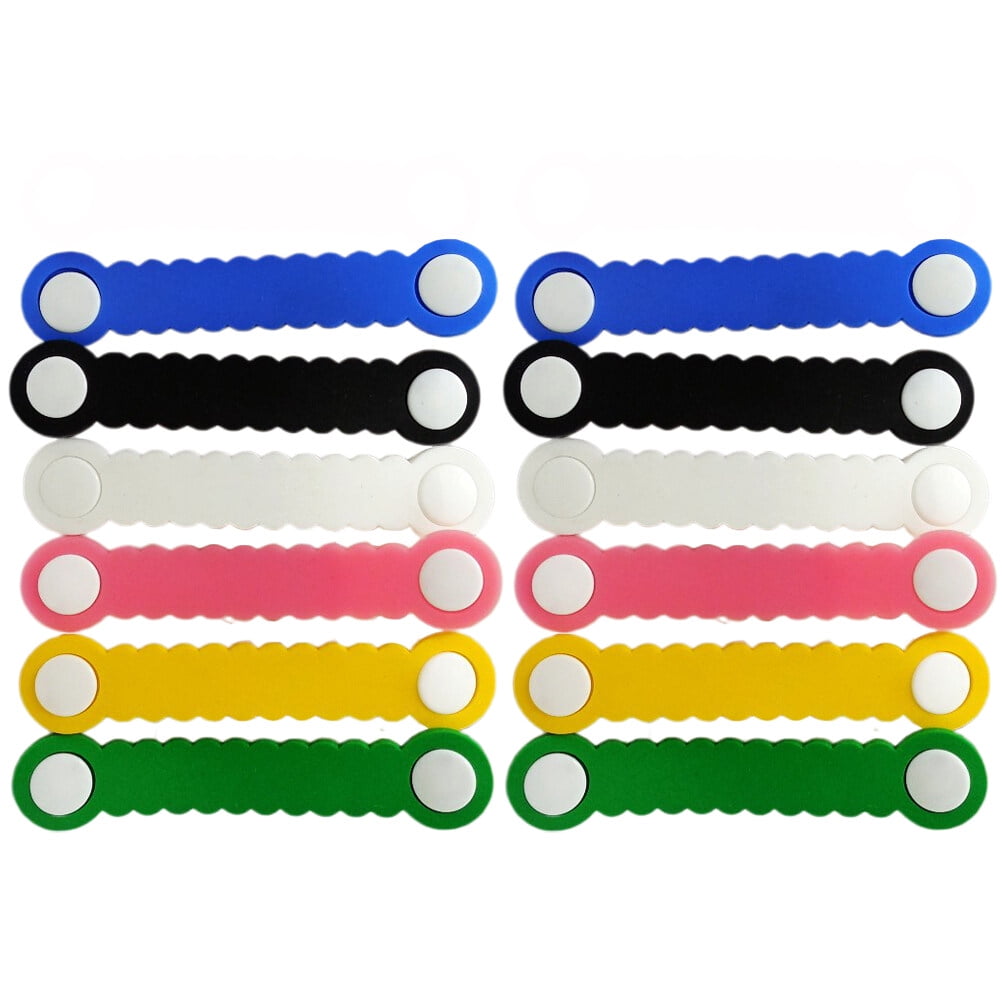 Hemoton 12 Pcs Cable Holders for Cords DIY Wire Winder PVC Organizer ...
