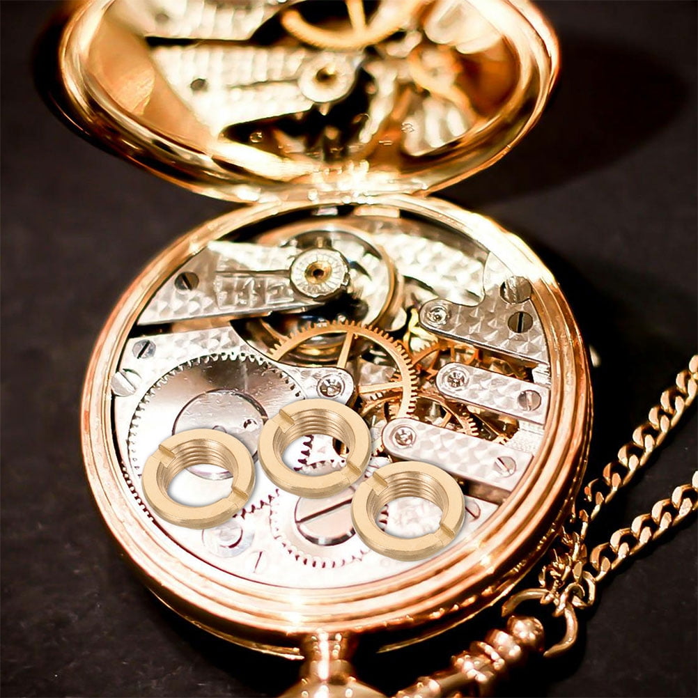 Hemoton 12 Pcs Clock Repair Nuts Quartz Clock Nuts Fasteners Diy Clock ...