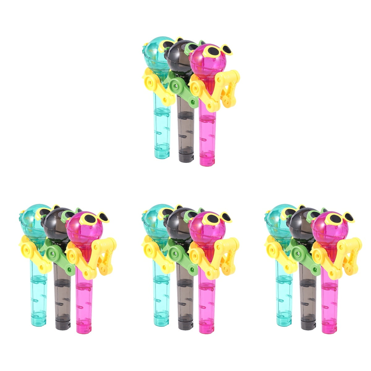 Hemoton 12 Pcs Lollipop Robot Holder: Lollipop Case Novelty Lollipops ...